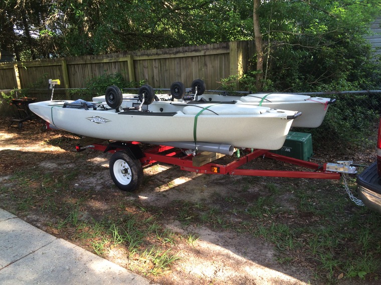 Rebuild Of Gheenoe Boat Trailer 1-7-2016 | ShrimpNFishFlorida™ is ...