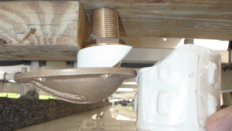 Boat Projects DIY - Thru-hull Scoop Water Intake Fitting Install ...