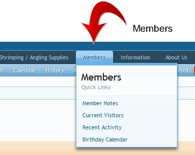 Forum Features & Instructions - Forum Menus, Tabs And Sub Menus ...
