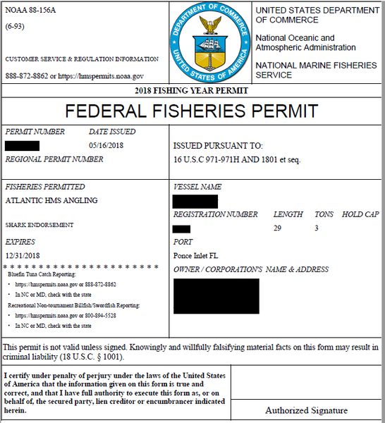 Good To Know - Sailfish, Marlin, Swordfish And Sharks Now Require A ...