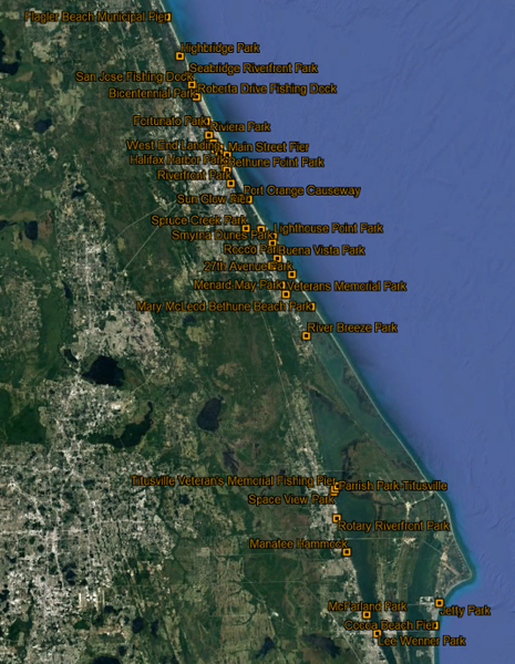Fishing Docks - Piers - Open All Of Florida's Piers And Jetty In Google ...